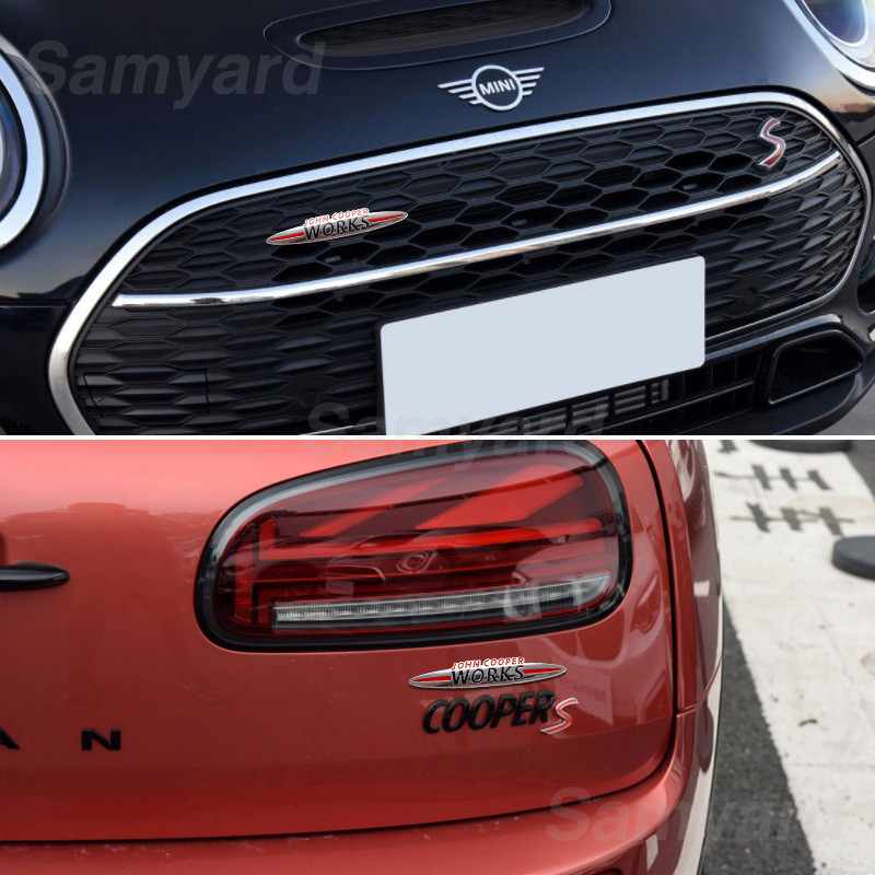 John Cooper Works 貼紙貼花金屬裝飾適用於 Mini Cooper JCW S R55 R56 R61 | 蝦皮購物