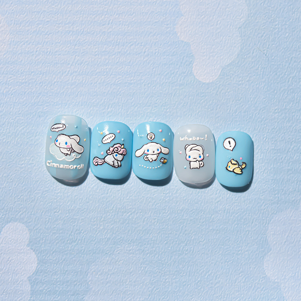[Meow.Sensei]三麗鷗&tomoni閤作款 浮鵰兒童美甲貼紙正版聯名MN係列025大耳狗 | 蝦皮購物