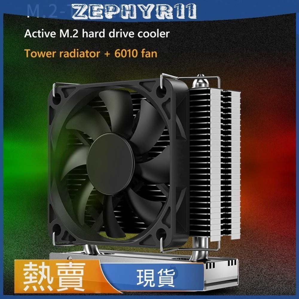 九鯊 M.2-THREE M.2 2280固態硬碟単塔式散熱器 帶6010風扇 PCIe4.0/5.0 SSD | 蝦皮購物