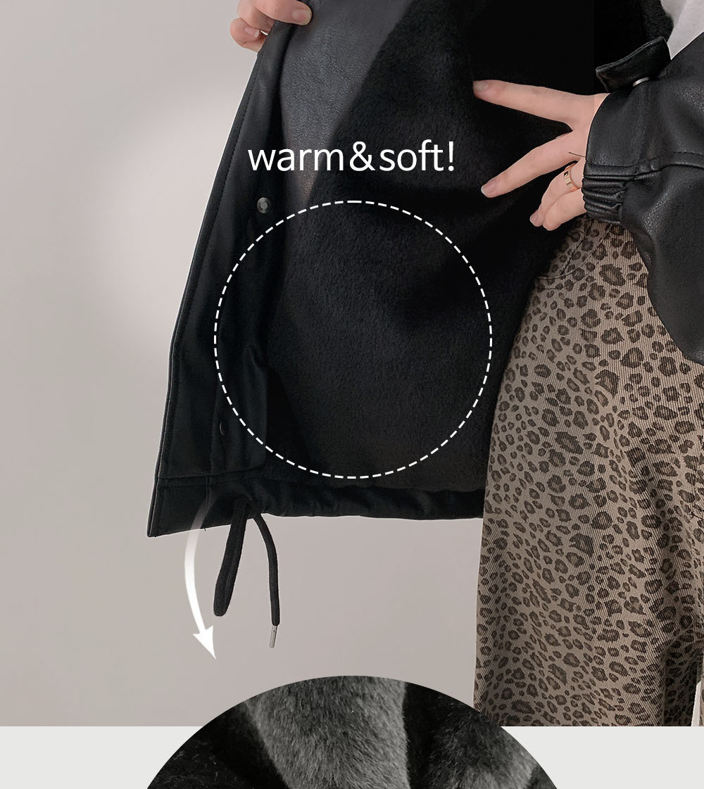 Codibook｜韓國 thepink 漫酷長袖寬鬆皮革襯衫領皮衣(無刷毛款)[現貨-黑色]夾克 皮革外套 女裝 | 蝦皮購物