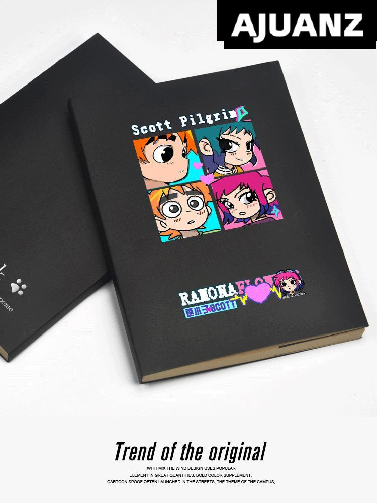 歪小子斯科特 火力全開 Scott Pilgrim 動漫 周邊 筆記本子記 ce67 | 蝦皮購物