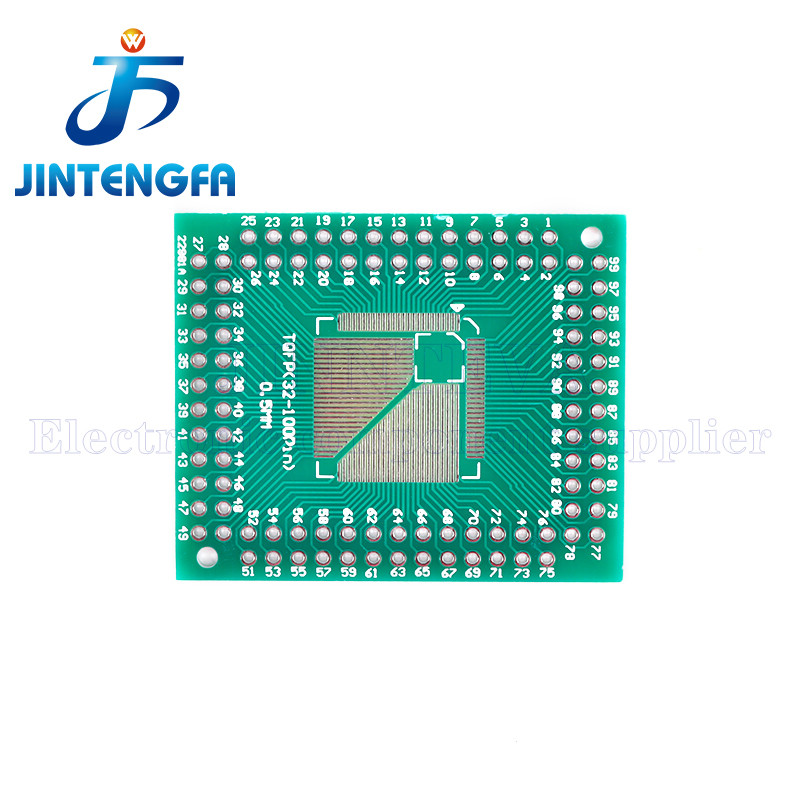 10PCS FQFP TQFP LQFP 32 44 64 80 100轉DIP轉接板DIP插針板間距IC轉接板轉換板 | 蝦皮購物