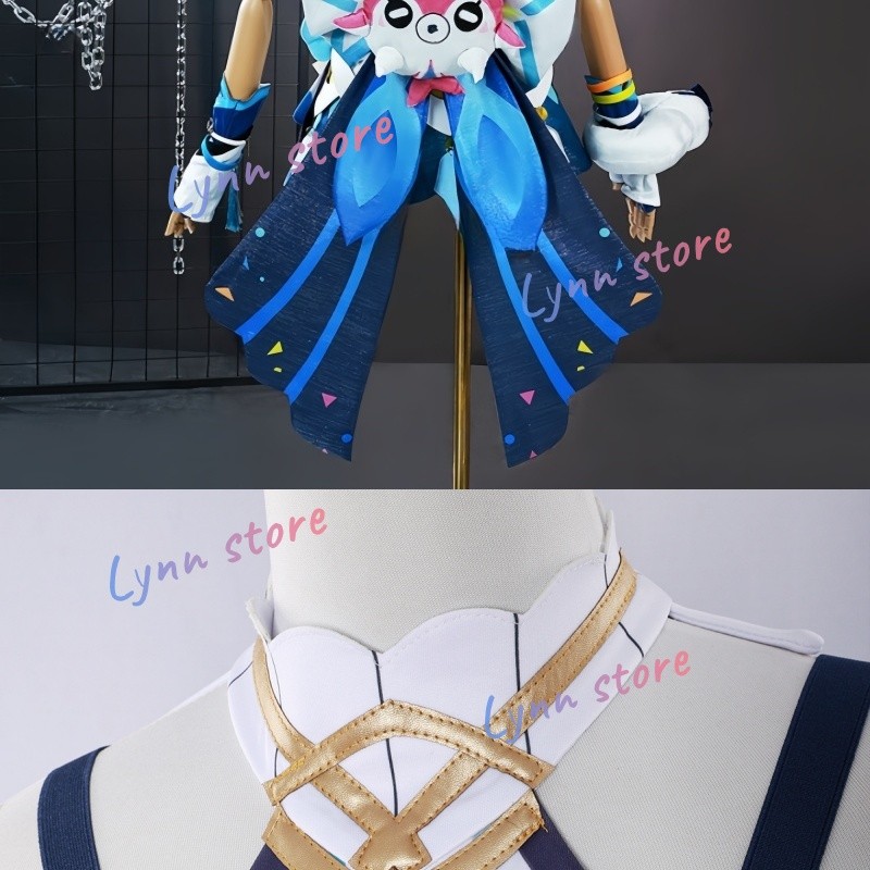 GENSHIN IMPACT Cosplay 服裝 Splish-Splash Wavechaser MUALANI C | 蝦皮購物