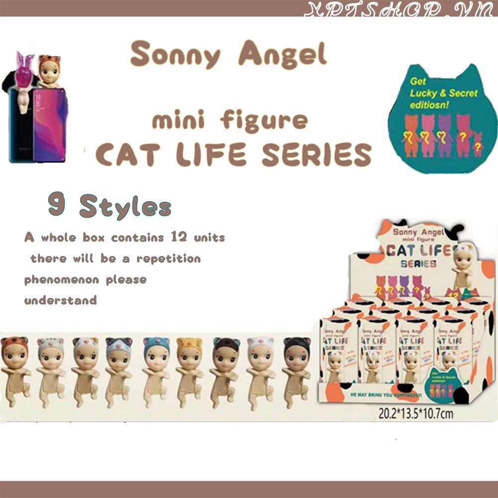 1 件裝 Sonny Angel Hippers CAT LIFE SERIES 迷你公仔糖果禮物愛手機車載電腦裝飾隨機 | 蝦皮購物