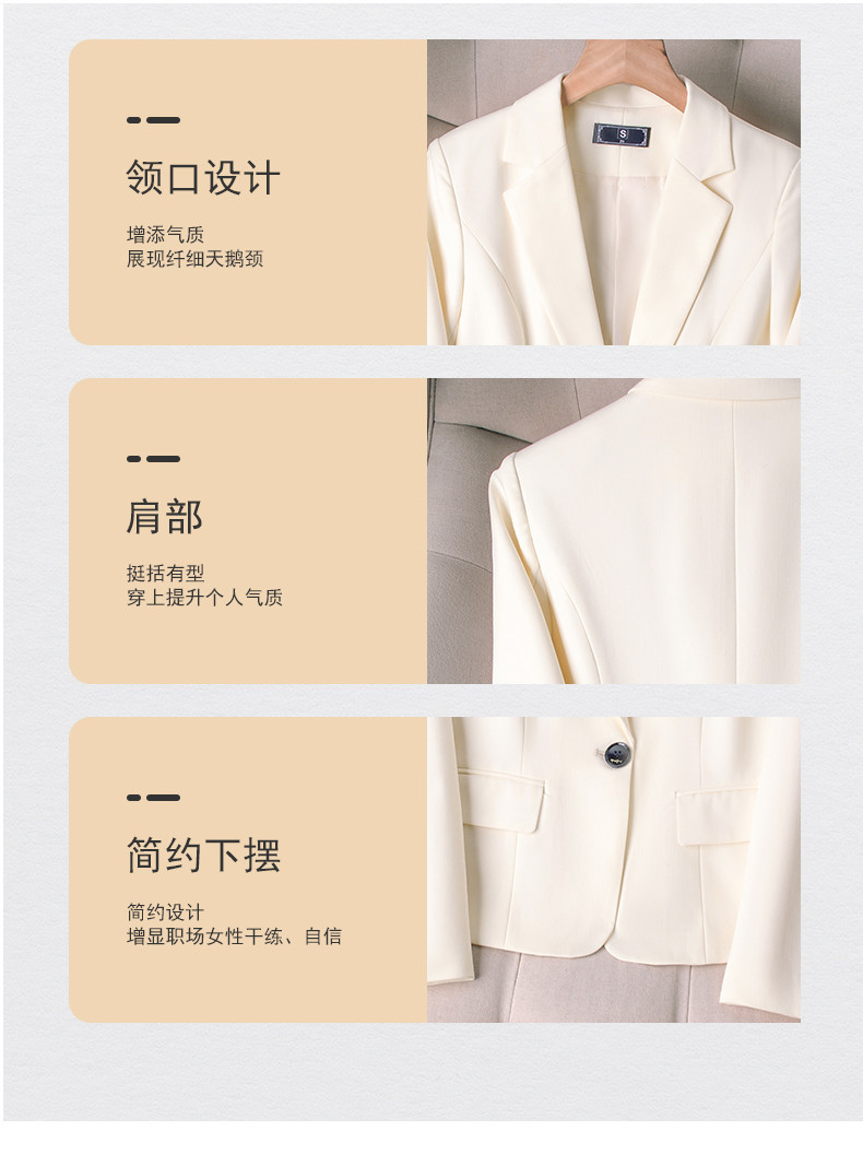 Miguo_S-4XL 小個子西服套裝女 秋季新款 韓版時尚簡約氣質女神範OL職業西裝套裝 大尺碼西裝裙 | 蝦皮購物