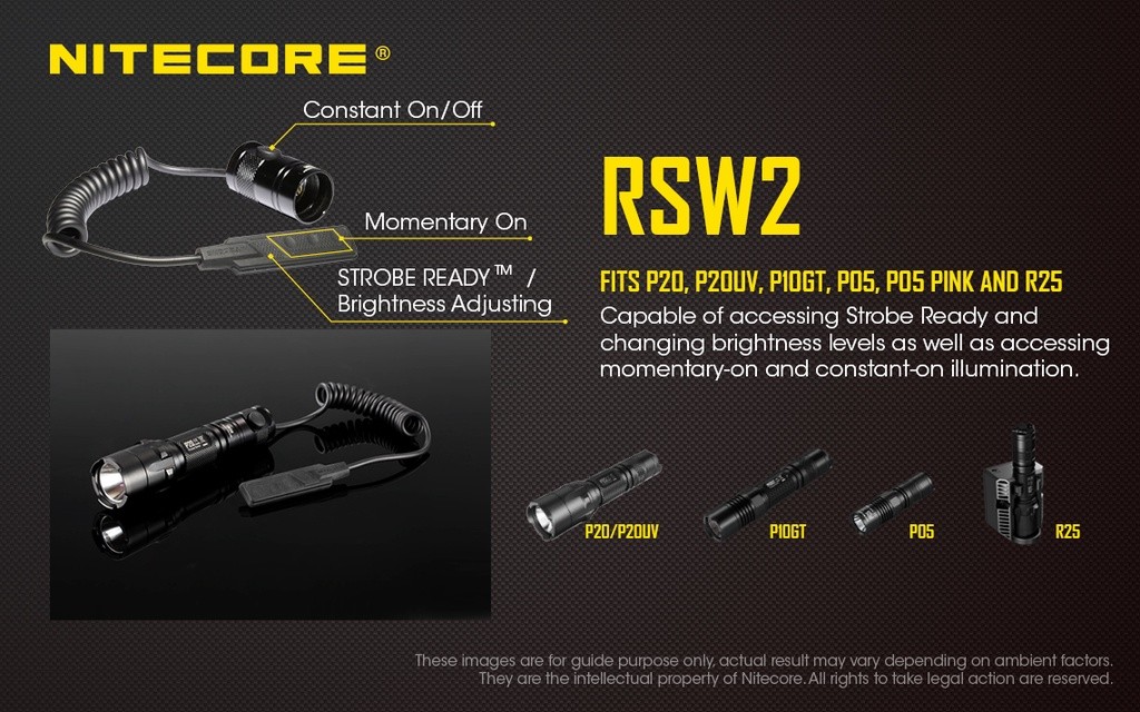Nitecore RSW1 RSW1-1 RSW2 RSW2D RSW3 手電筒配件遙控開關 | 蝦皮購物