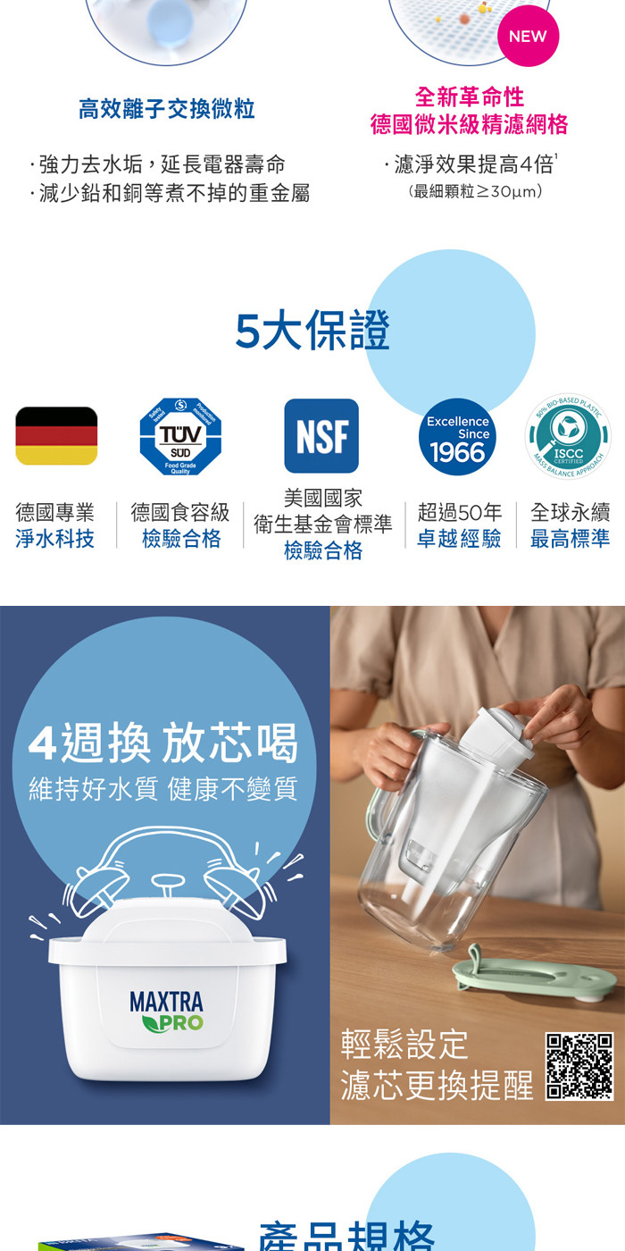 德國BRITA Mxpro永續組 9入去水垢 送濾水瓶 4重淨化 濾淨 除水垢 阻隔塵土 濾芯【愛買】 | 蝦皮購物