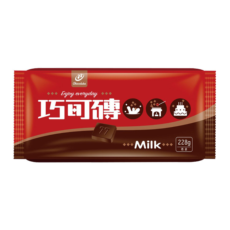 77 Milk巧可磚228G【愛買】 | 蝦皮購物
