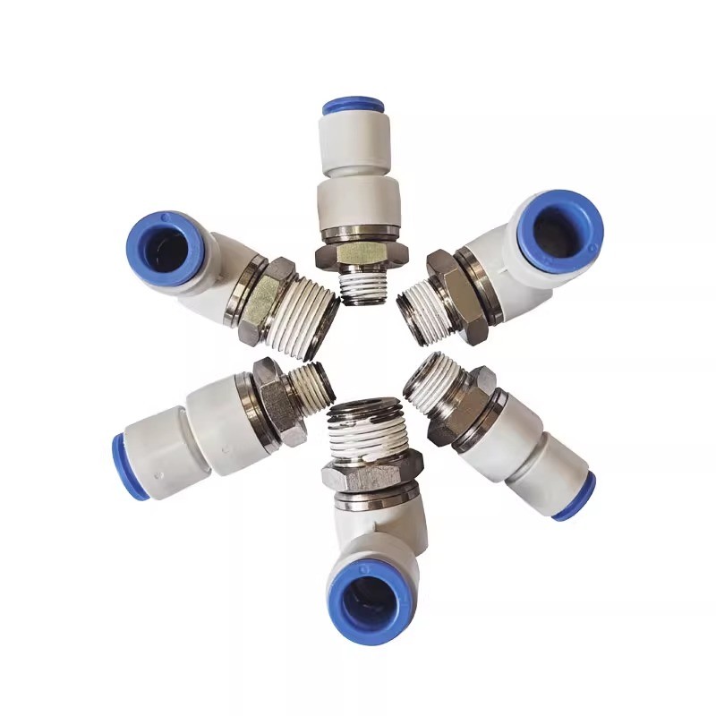 【可開發票】360度 高速旋轉接氣動直通高壓快插彎頭KSL/KSH氣管螺紋快速接頭 | 蝦皮購物