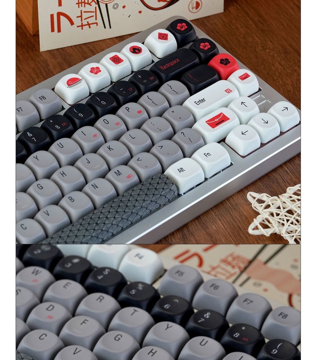 龍鱗紋遊戲 鍵帽 MOA五面 熱昇華 PBT 適配 機械鍵盤 60 68 5 8 98 108 | 蝦皮購物