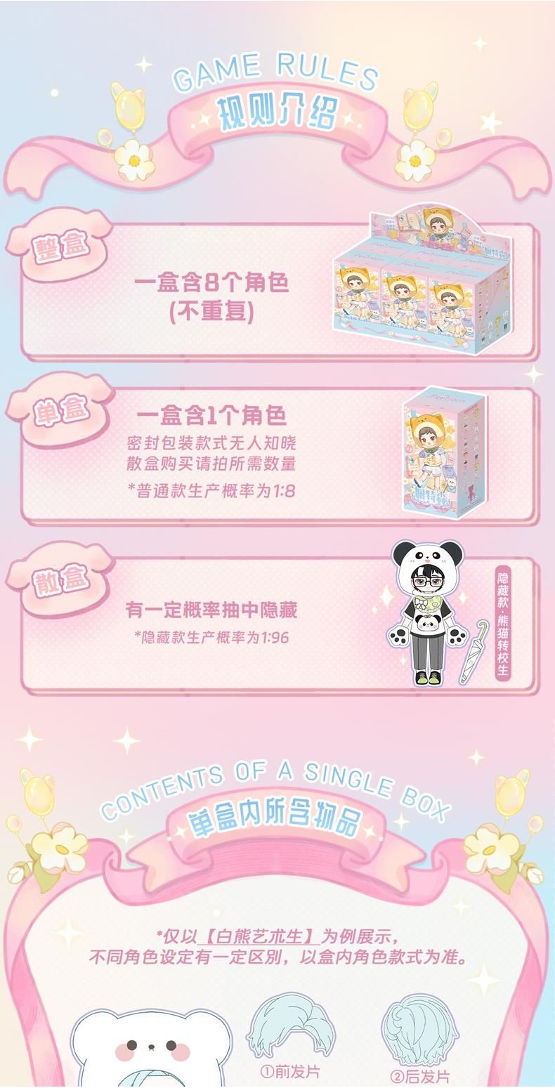 南波玩｜佩特森PEETSOON遊園會系列可動玩偶BJD盲盒 (端盒請下單8抽) | 蝦皮購物