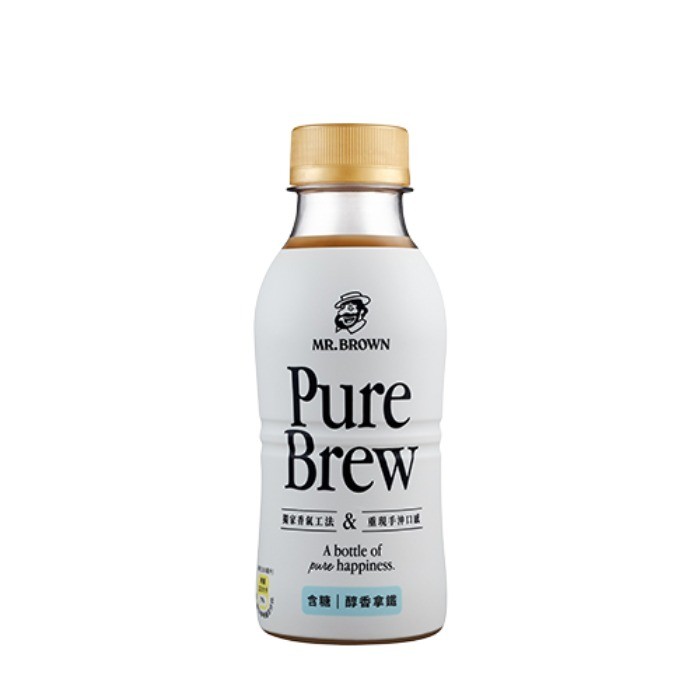 伯朗Pure Brew 醇香拿鐵 350mlx24入/箱【愛買】 | 蝦皮購物