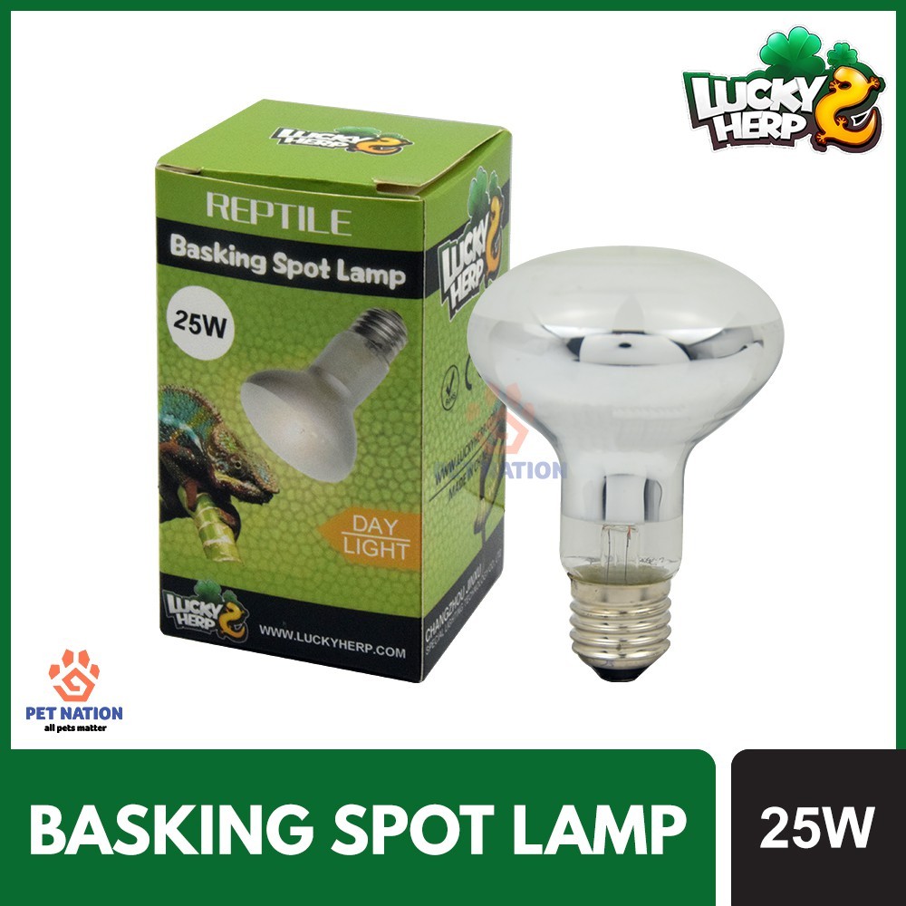 Lucky Herp 曬太陽射燈白色 25W/50W/75W/100W UVA 加熱燈曬太陽燈泡含燈泡 | 蝦皮購物