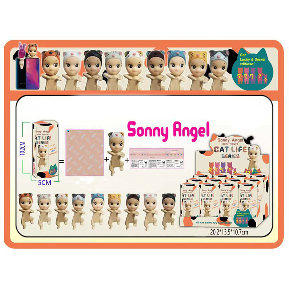 1 件裝 Sonny Angel Hippers CAT LIFE SERIES 迷你公仔糖果禮物愛手機車載電腦裝飾隨機 | 蝦皮購物