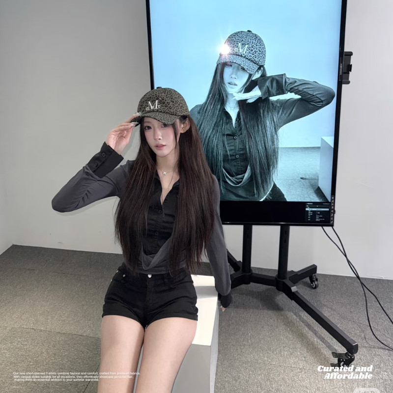 [免運 ]韓國 MUCENT IU同款 Signature ball cap 棒球帽老帽 | 蝦皮購物