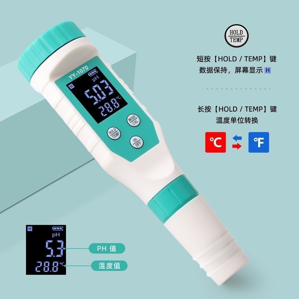 三井百貨、、高精度泳池餘氯檢測筆ph酸鹼度測試儀EC電導率魚缸海水養殖鹽度計 | 蝦皮購物