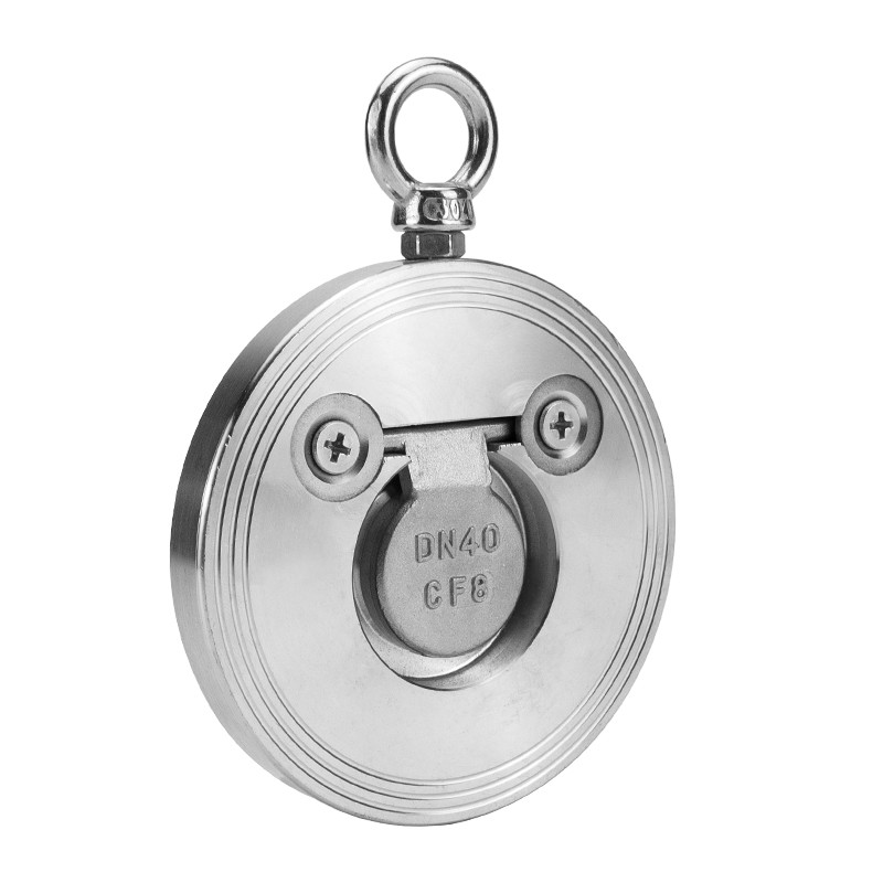 【可開發票】 304不鏽鋼H74W-16P止回閥 薄型 水管 對夾式 逆止 單向閥 蝶式316DN5080 YG | 蝦皮購物