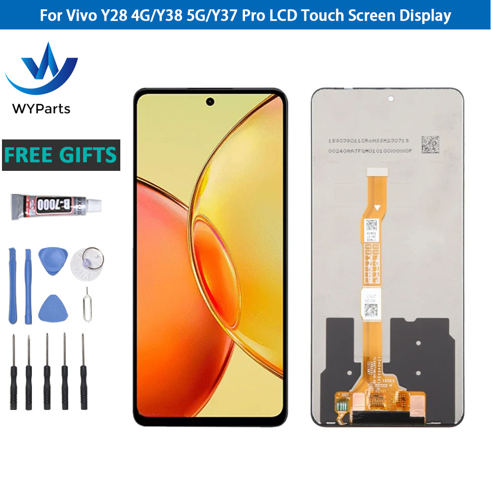 適用於 Vivo Y28 4G/Y38 5G/Y37 Pro V2354A LCD 顯示屏觸摸屏數字化儀組裝零件 | 蝦皮購物