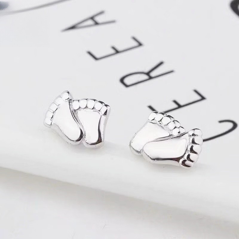 ⚡台灣現貨 24H極速發貨⚡ S925通體純銀 防過敏 防堵塞 耳墜 耳飾 小耳釘 耳環 | 蝦皮購物