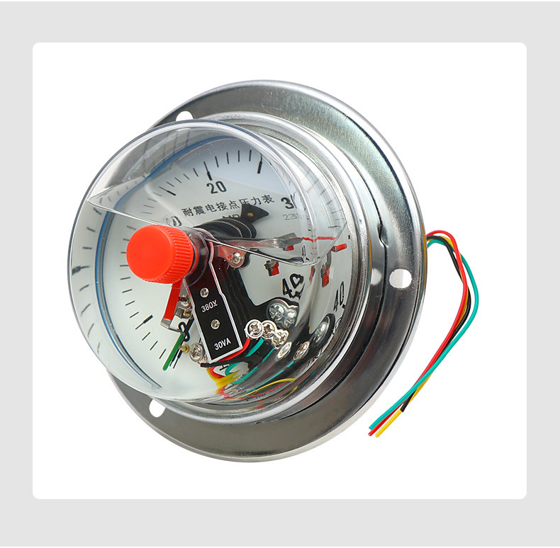 【台灣出貨】軸向帶邊耐震電接點壓力錶 YNXC-100ZT抗震液壓磁助防震水壓油壓表 YG | 蝦皮購物