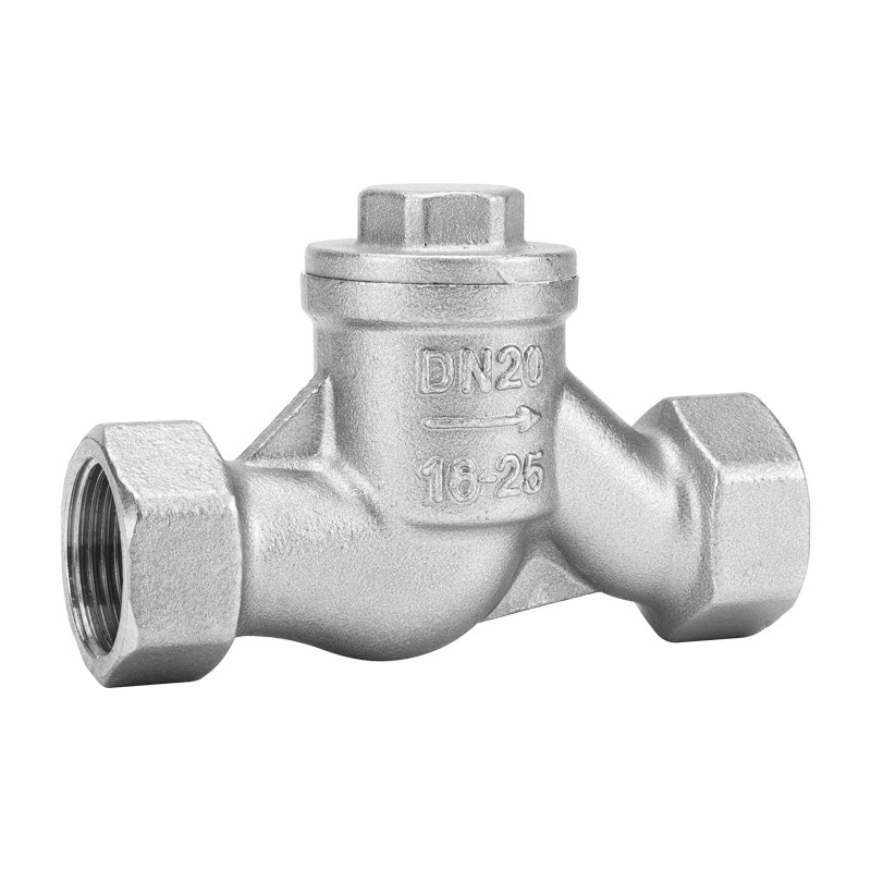 【可開發票】 304不鏽鋼止回閥 H11W-16P升降臥式 S型 絲扣 單向 逆止閥 蒸汽高溫水泵 YG | 蝦皮購物