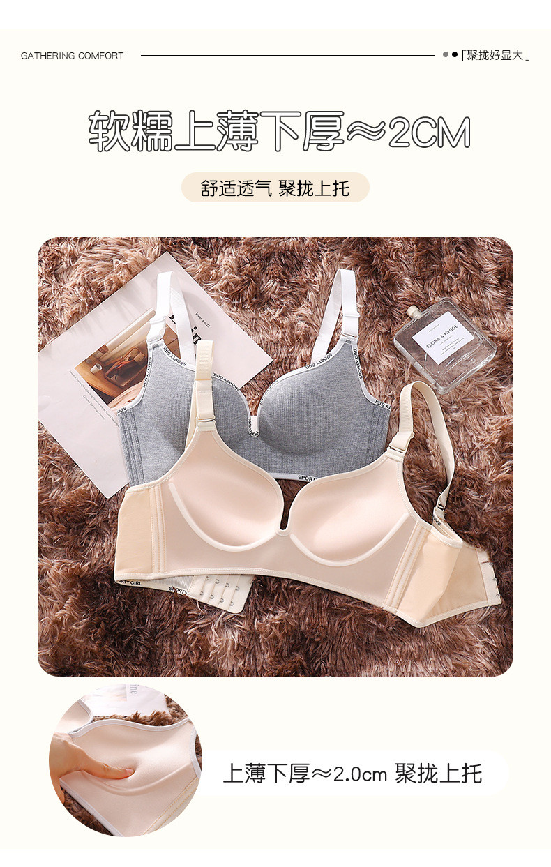 【Wei Mi Rui】無痕內衣 大碼內衣 外擴內衣 聚攏內衣 胖MM薄厚款95D全罩杯大胸顯小防下垂收副乳文胸 | 蝦皮購物