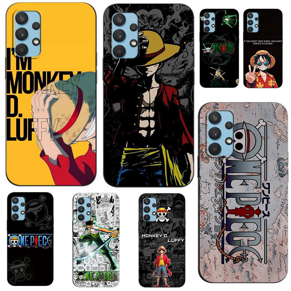 SAMSUNG 三星 Galaxy A72 5G 4G 手機殼手機後蓋黑色 Tpu Luffy 和 Zoro | 蝦皮購物
