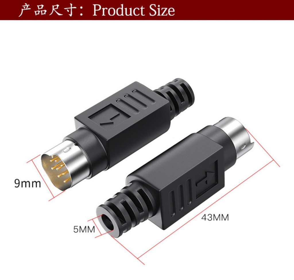 全銅 MD8芯7/6/5/4芯插頭 PLC連接器 小8芯焊接頭 8針焊接頭S端子 | 蝦皮購物