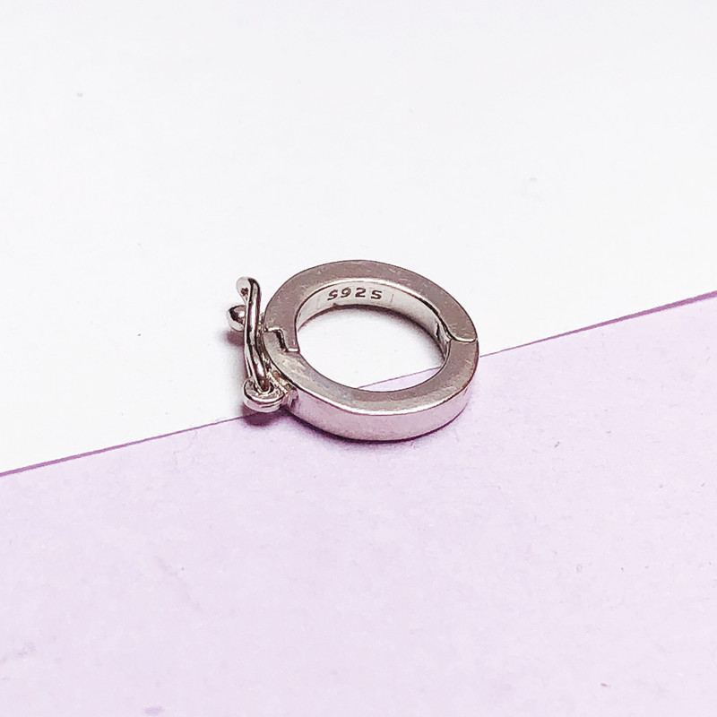 S925純銀配件 | 新款背帶萬能扣百搭開扣可拆卸掛件扣DIY配件925銀手鐲項鏈扣包郵 | 蝦皮購物