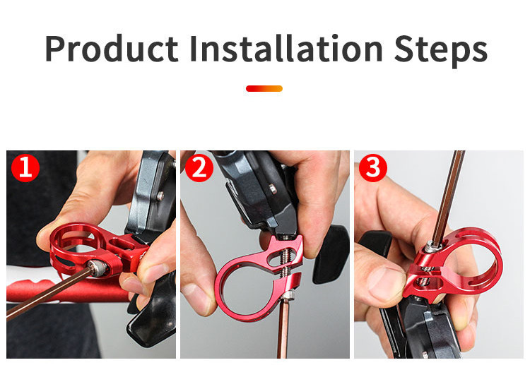 Muqzi 自行車變速桿扳機夾 22.2mm 變速桿固定環適用於 SRAM X5 X7 X9 X0 X1 XX XO1 | 蝦皮購物