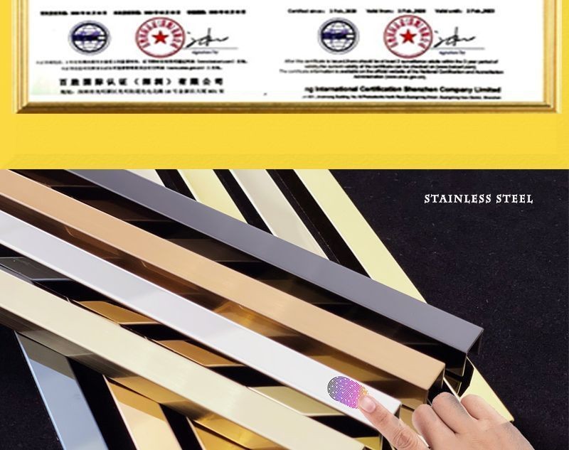 【臺灣優選】厚度適手 不鏽鋼裝飾條 定製u型槽吊頂背景牆金屬收口包邊 收邊u型條鈦金拉絲 暢銷 | 蝦皮購物