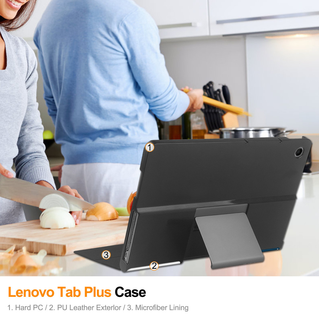 三折皮套 適用聯想Lenovo Tab Plus TB351FU 11.5吋 2024 皮套 保護套 卡斯特皮套 | 蝦皮購物