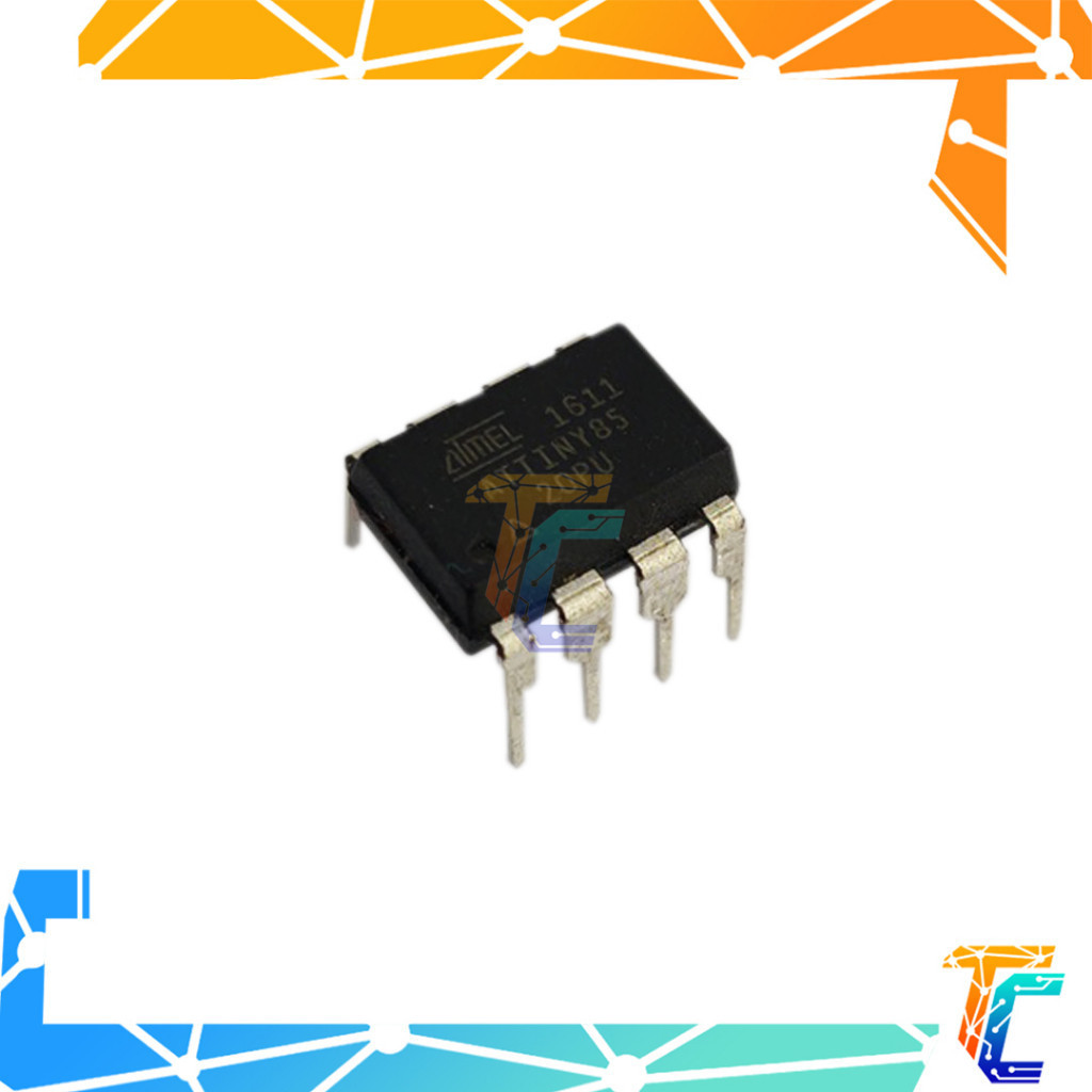 ♞Ic芯片attiny85-20pu ATTINY85 MCU 8BIT ATTINY 20MHZ 8針DIP-8 AT | 蝦皮購物