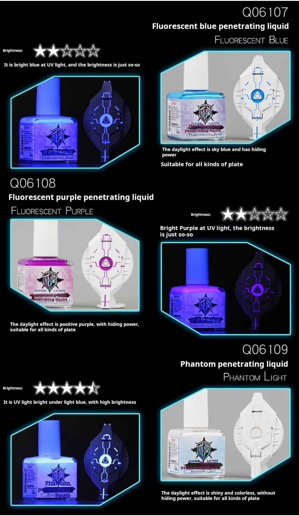 21色18ml熒光面板內膽高達高達模型gk建築diy模型繪畫工具眼機甲熒光墨水面板內膽q06101-21 | 蝦皮購物
