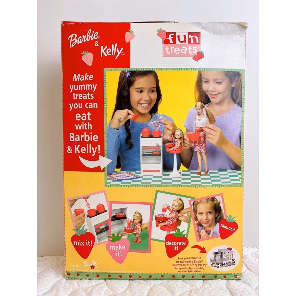 Barbie Kelly Fun Treats 2001 廚房樂趣芭比凱莉娃娃 | 蝦皮購物