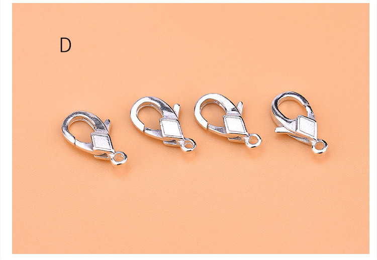 S925純銀心形貓爪圓qq扣龍蝦扣手工編織飾品DIY配件材料 | 蝦皮購物