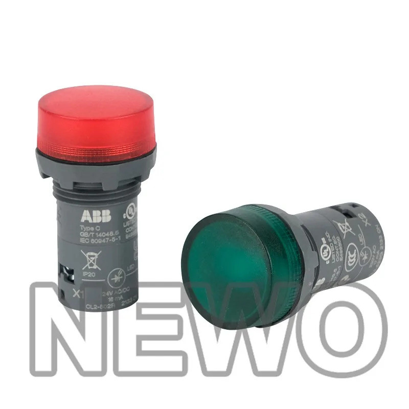 原裝ABB CL2系列指示燈 LED信號燈 CL2-523R/502/542/520/513G/Y/L/C 紅綠白藍黃 | 蝦皮購物