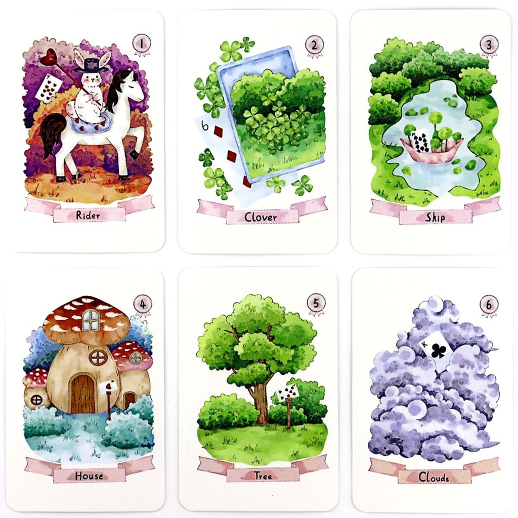 臺灣齣貨 免運】Dream Lenormand 夢幻雷諾曼 卡牌 桌遊 卡牌 單牌 塔羅牌 派對 聚會 遊戲 | 蝦皮購物