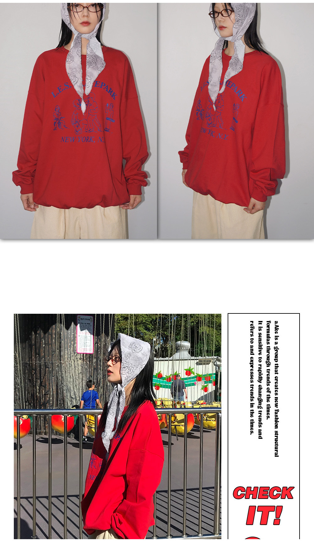 Codibook｜韓國 AAKE SKATE OVER MTM[預購]長袖上衣 大學T 女裝 | 蝦皮購物