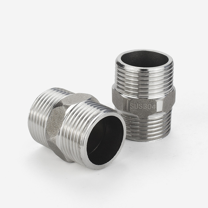 【可開發票】【可開發票】 雙頭外絲 不鏽鋼NPT美製 六角304直通內接螺紋 2分 免焊316L若騰4 6分 YG | 蝦皮購物