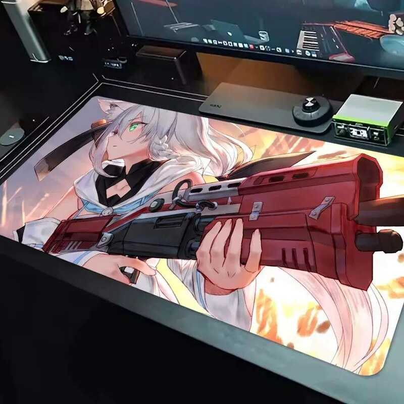 900x400 鼠標墊電腦速度型地毯墊適用於電競播放器筆記本電腦鍵盤白神吹雪鼠標墊 Hololive 桌墊 | 蝦皮購物