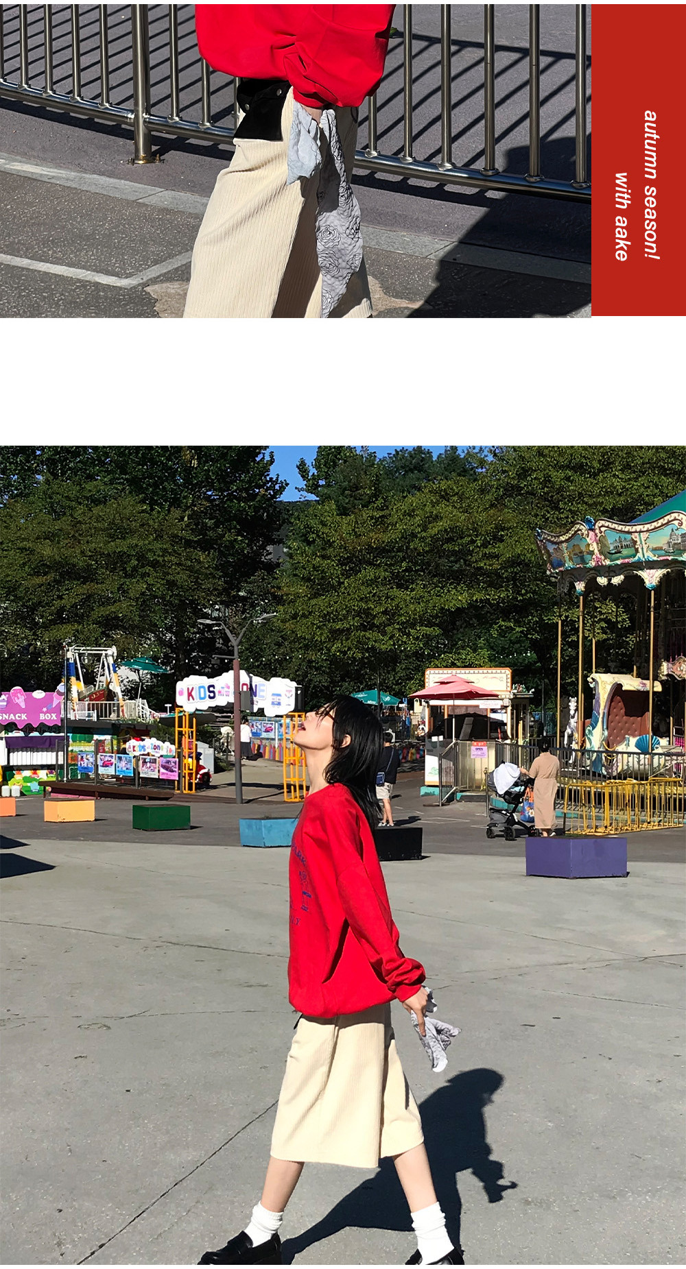 Codibook｜韓國 AAKE SKATE OVER MTM[預購]長袖上衣 大學T 女裝 | 蝦皮購物