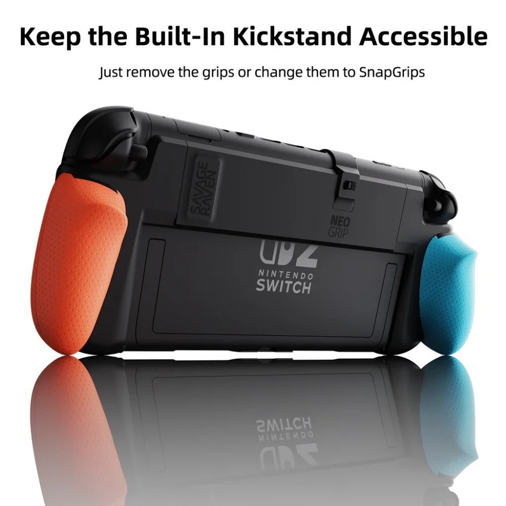 Skull&Co.任天堂switch2 NeoGrip配備可更換的人體工程學握把保護套適用於任天堂Switch 2 NS | 蝦皮購物
