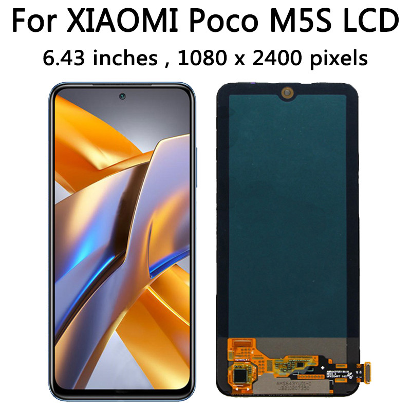 XIAOMI 適用於小米 Poco M5s LCD 2207117Bpg 顯示觸摸屏數字化儀組件更換 | 蝦皮購物