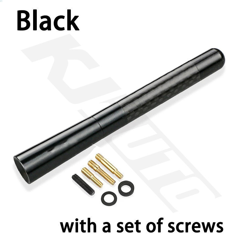 HYUNDAI 通用 12 厘米現代索納塔汽車天線碳纖維收音機 FM 天線黑色套件適用於索納塔 NF YF LF DN8 | 蝦皮購物