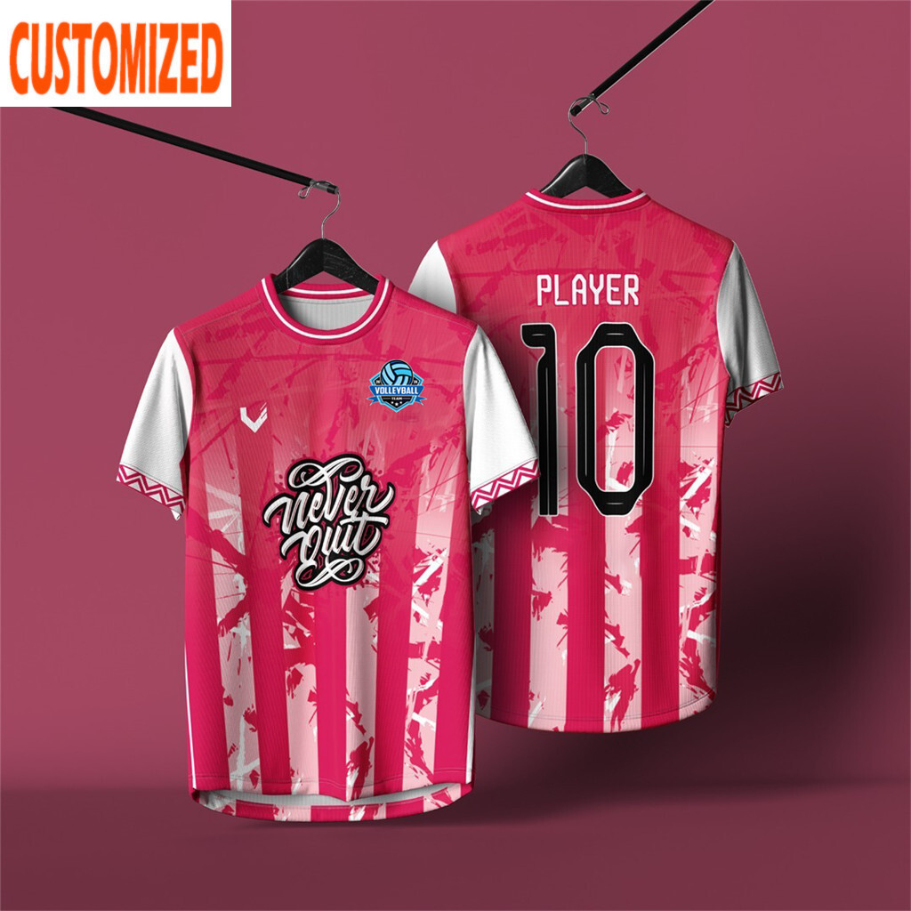 排球球衣排球隊服高級球衣速乾中性運動 Choii Baju Nfl 球衣定制球衣 Guy Thailand | 蝦皮購物