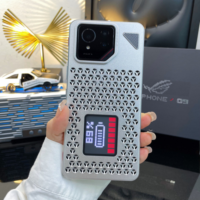 華碩rog9 ROG9Pro 手機殼 金屬 防摔 帶肩鍵防塵網 Mac pro同款設計鋁合金 保護套 液冷散熱彈扣 熊本 | 蝦皮購物