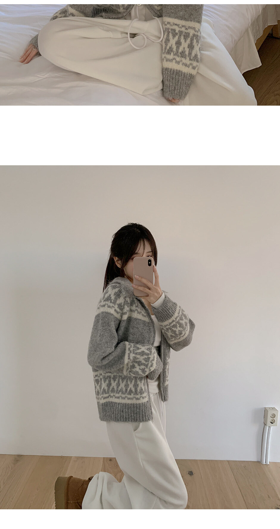 Codibook｜韓國 henique 兩穿拉鍊外套 - 2色[預購]拉鍊外套 女裝 | 蝦皮購物