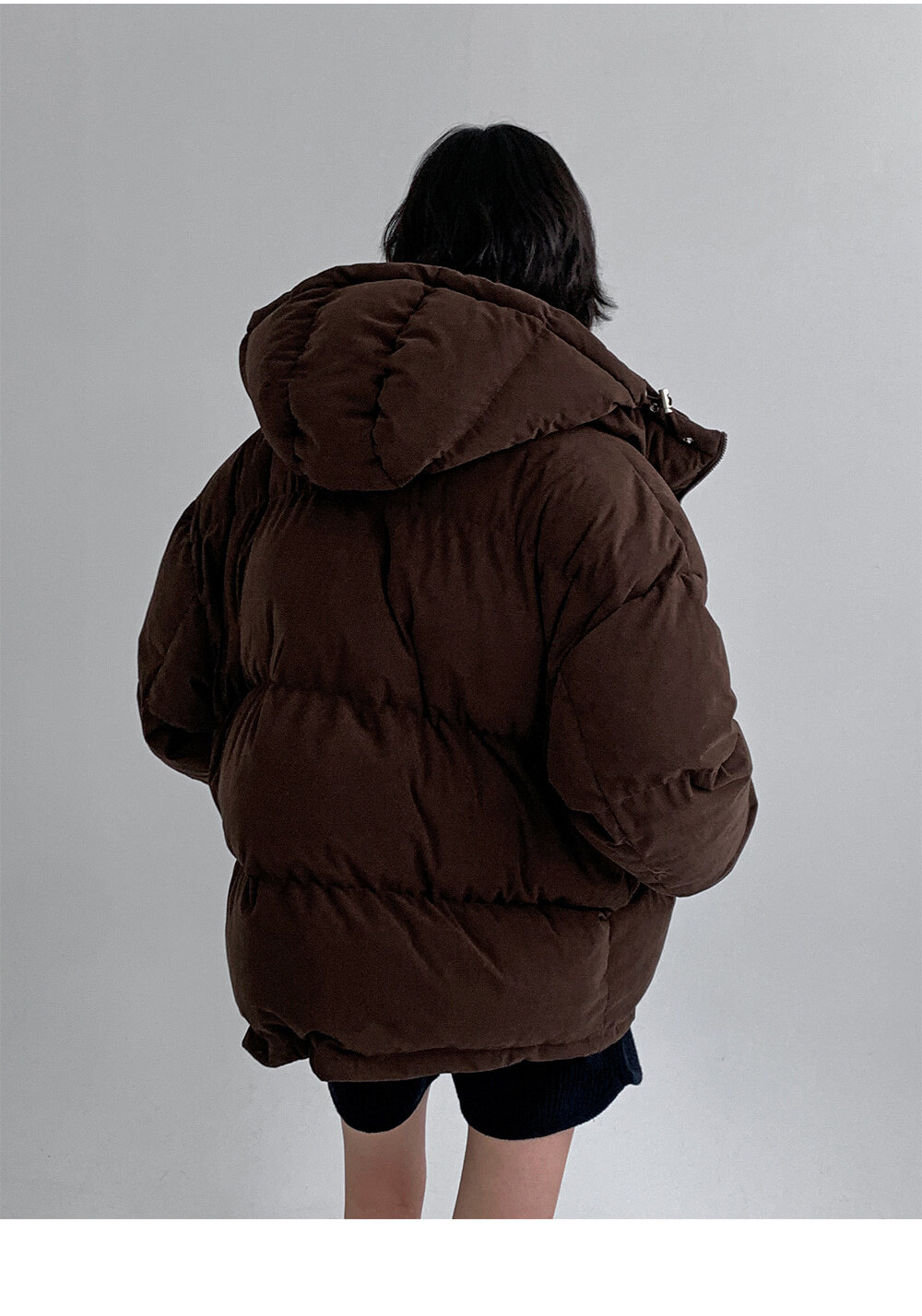 Codibook｜韓國 MAENIQUE 寬鬆連帽燈芯絨保暖外套[預購]羽絨外套 女裝 | 蝦皮購物