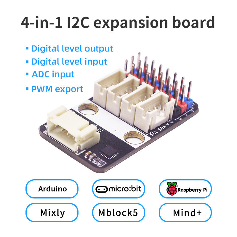♞,♘,♙,,用於 Arduino/Microbit/Raspberry Pi 多功能擴展板的 8 通道 ADC GPI | 蝦皮購物